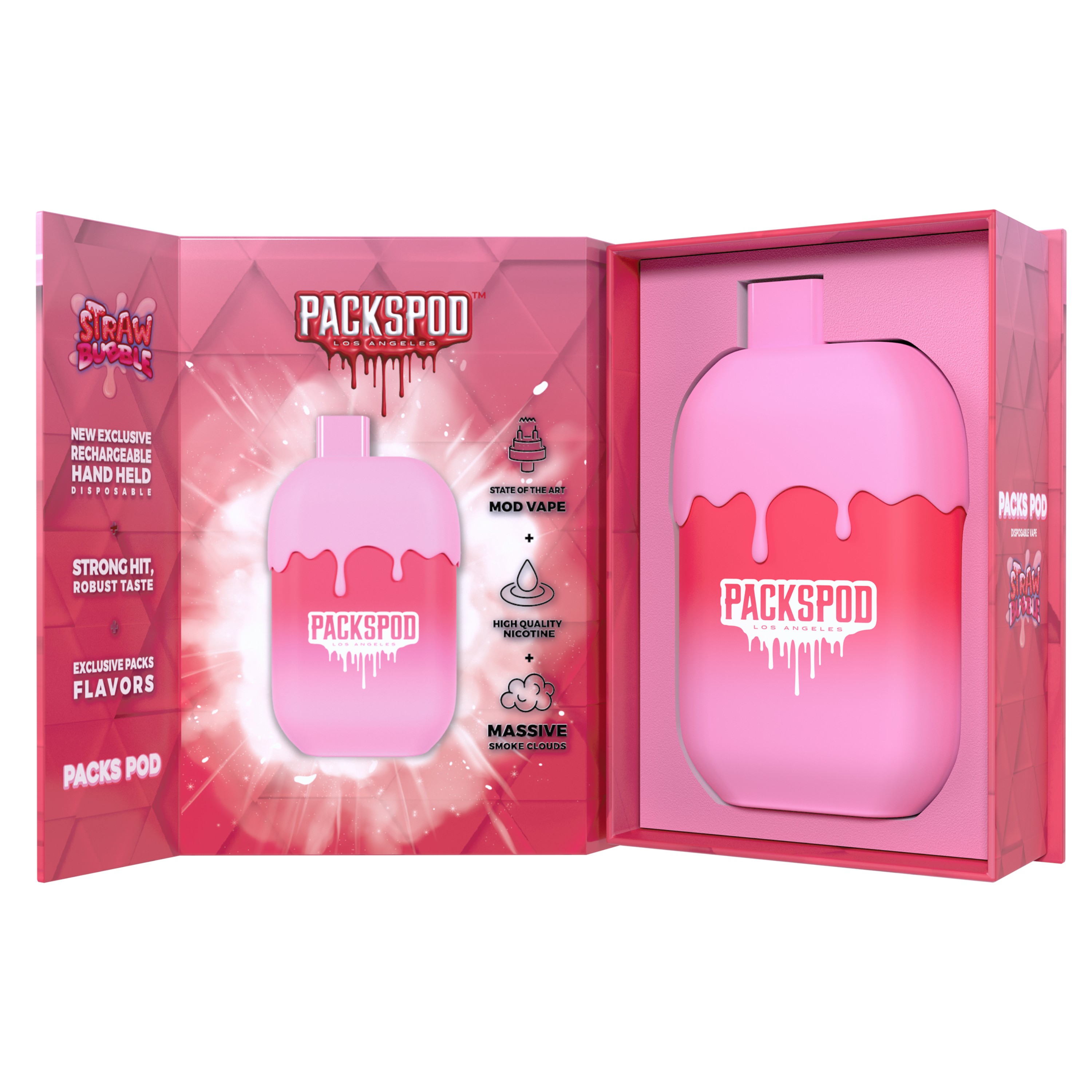 PacksPod 5000 Disposable 5%, packwoods